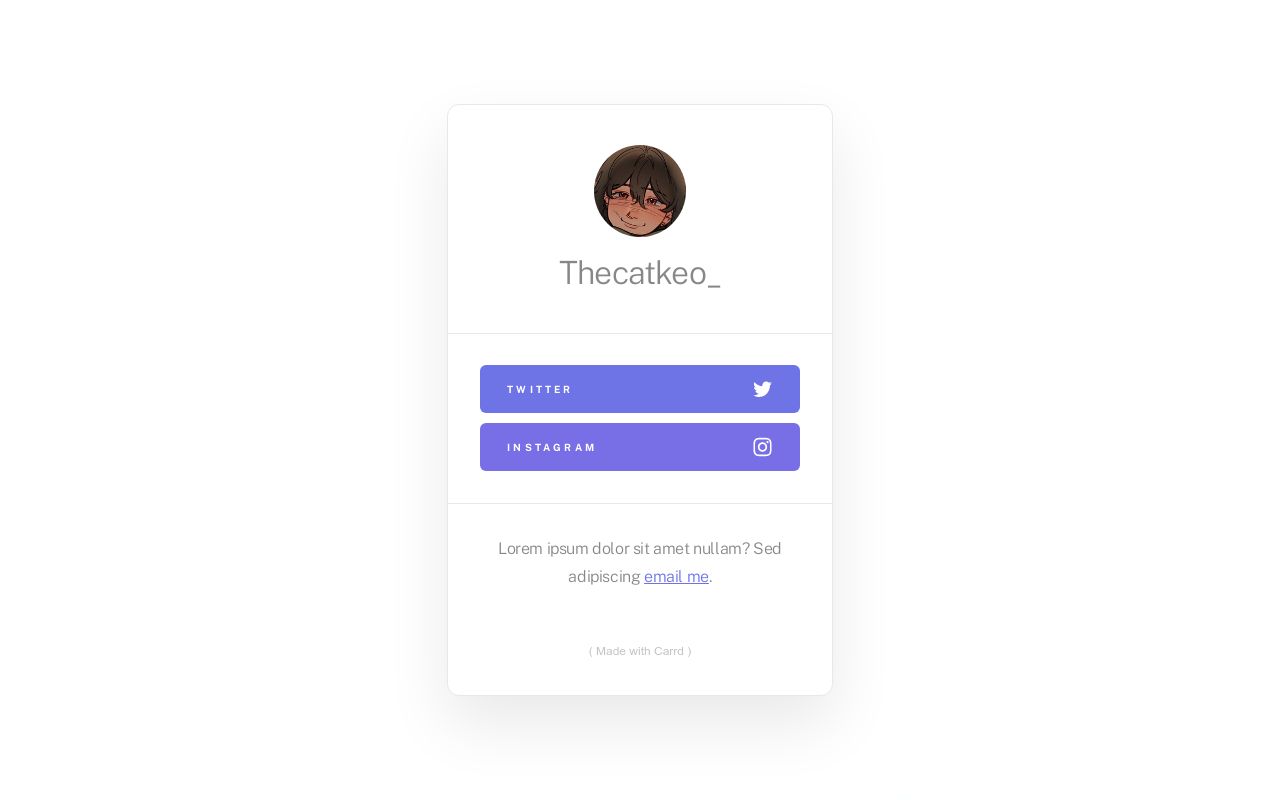 Thecatkeo card